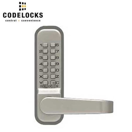 Codelocks Tubular Latch Bolt, Back to Back, Medium Duty Mechanical Locks with Full Size Lever ...